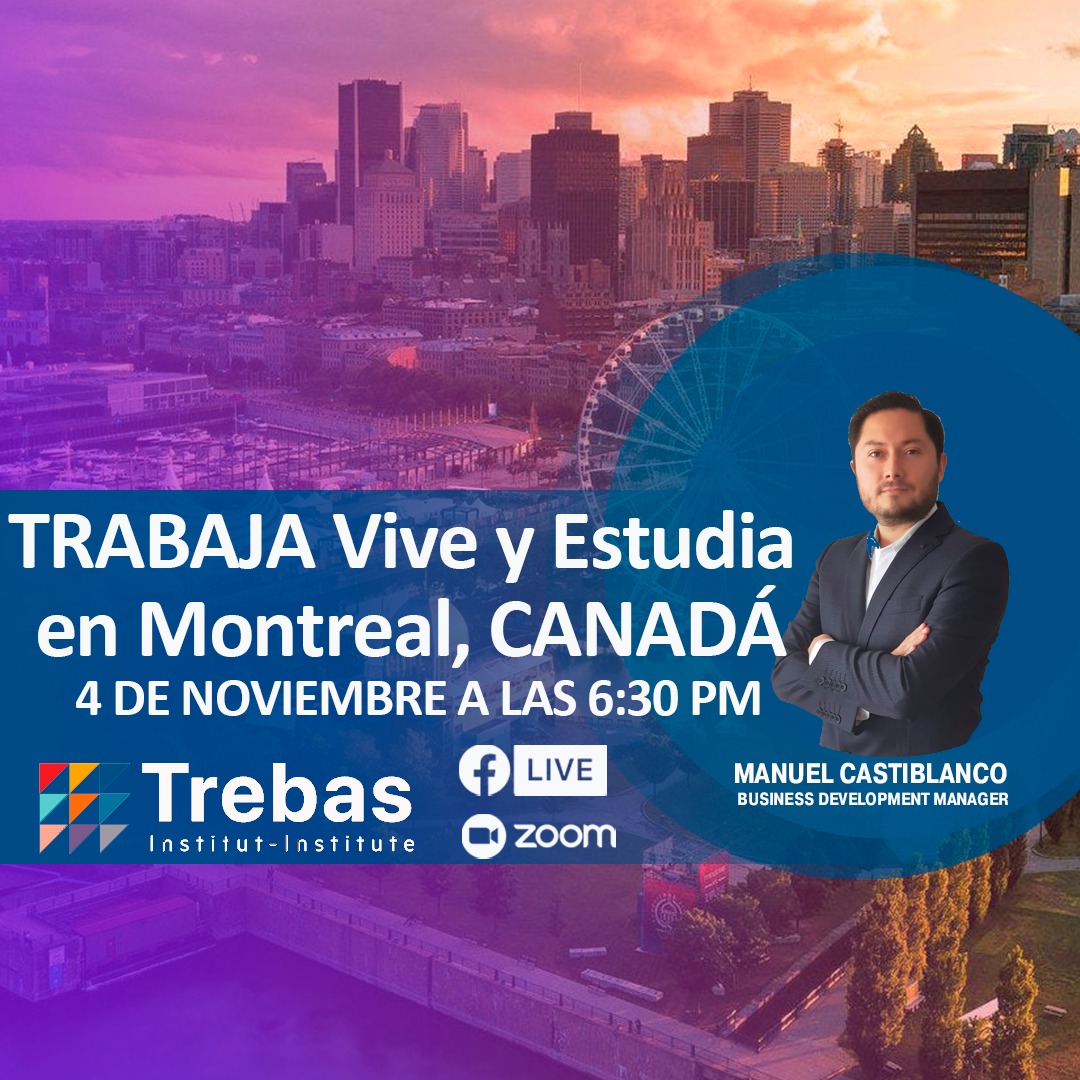 Estudia en Trebas Institute - Montreal - Tour Idiomas
